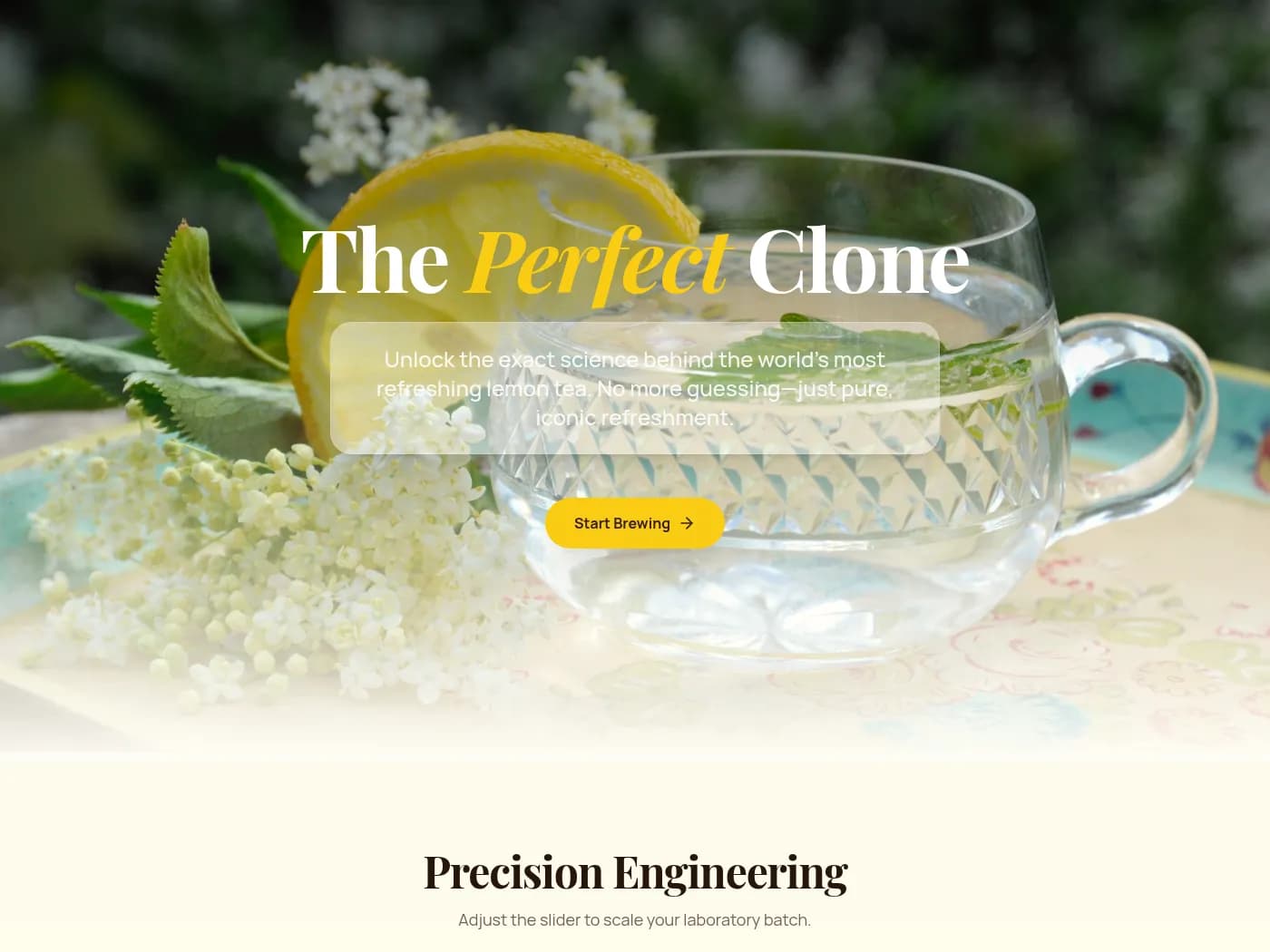 Nestlé Lemon Tea Clone