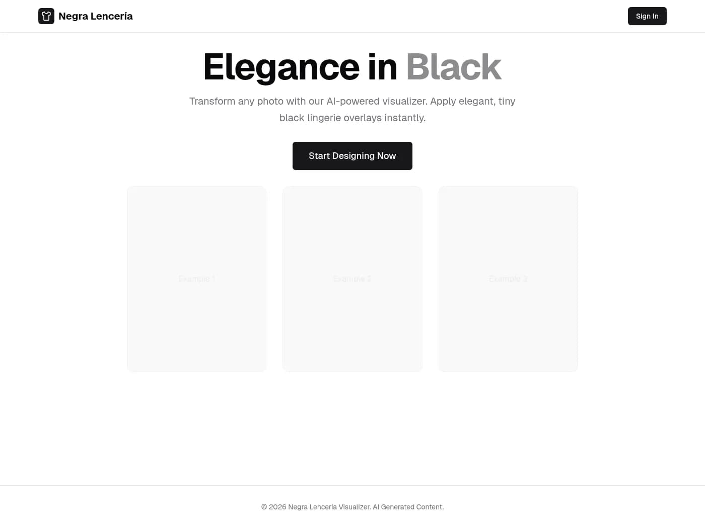 Negra Lencería Visualizer