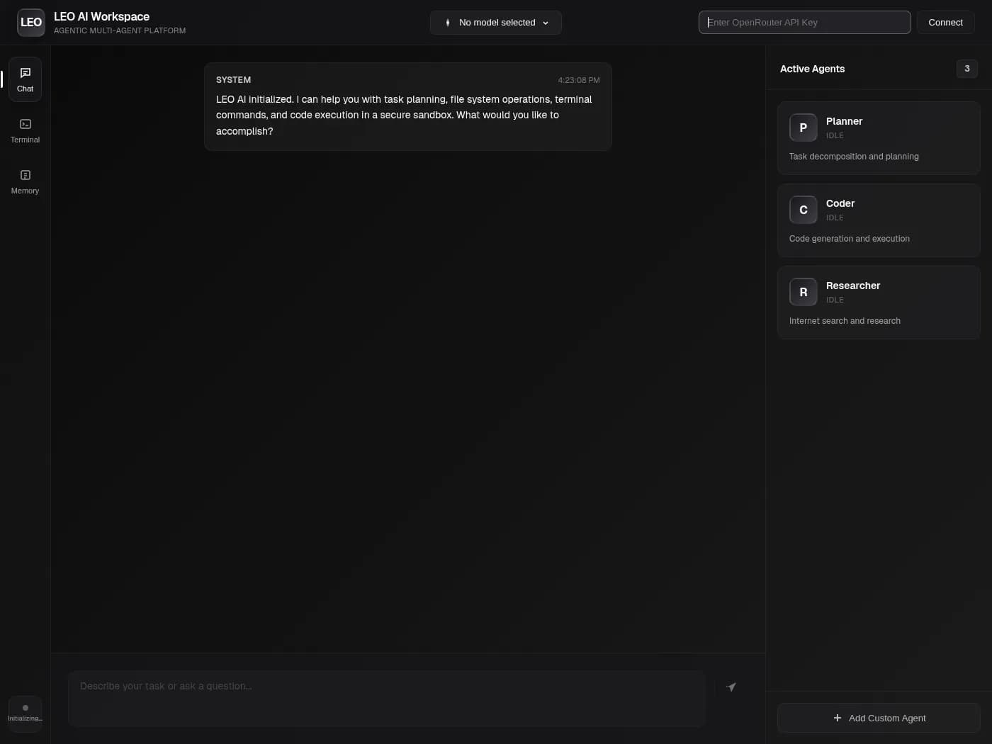 LEO AI Workspace