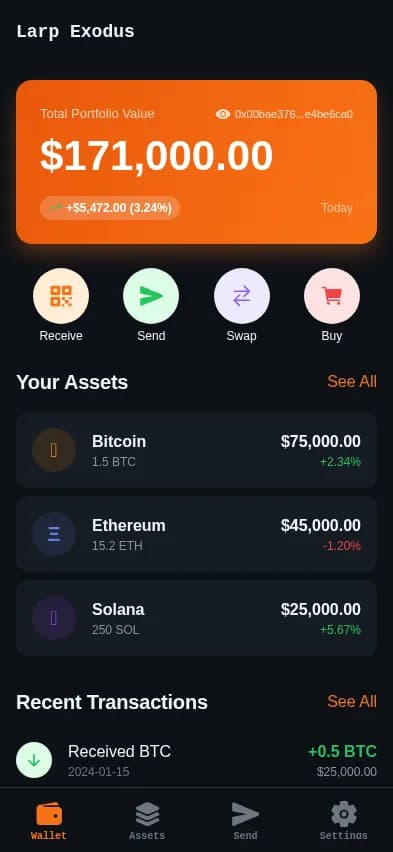 Lerp Exodus Mobile