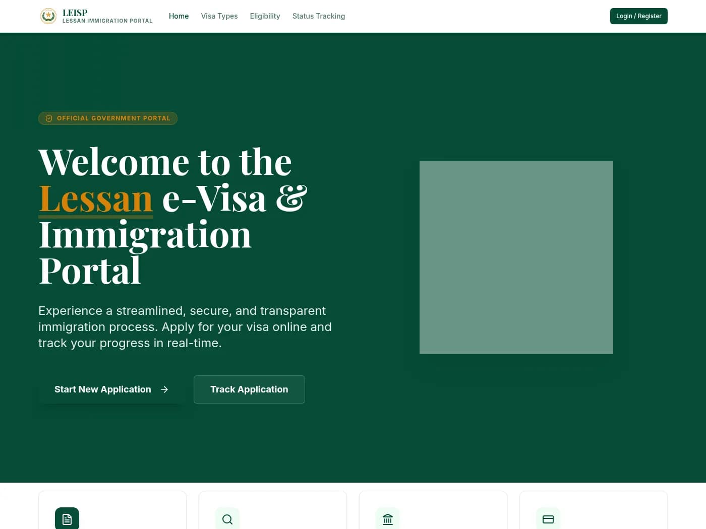 Lessan e‑Visa Portal