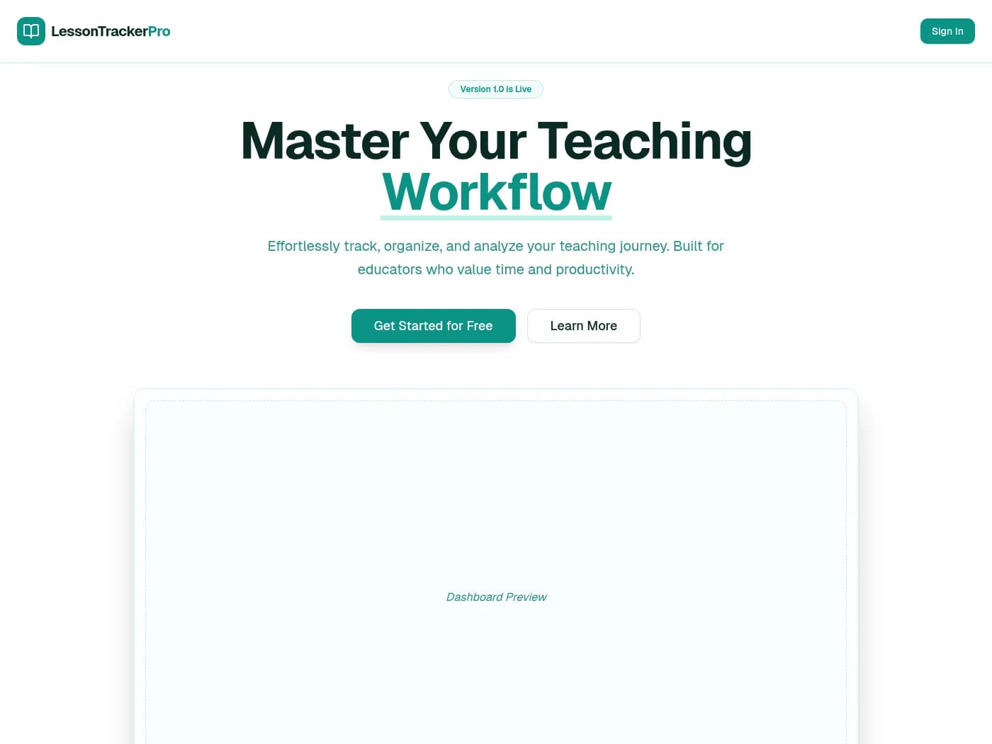 Lesson Tracker Pro