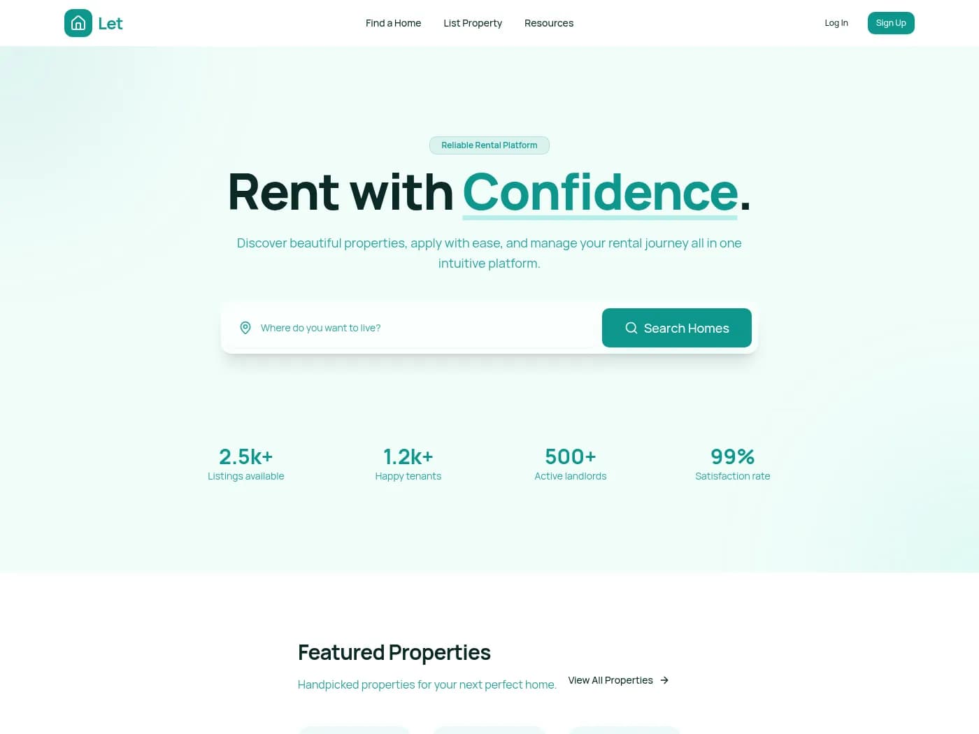 Let Rental Platform