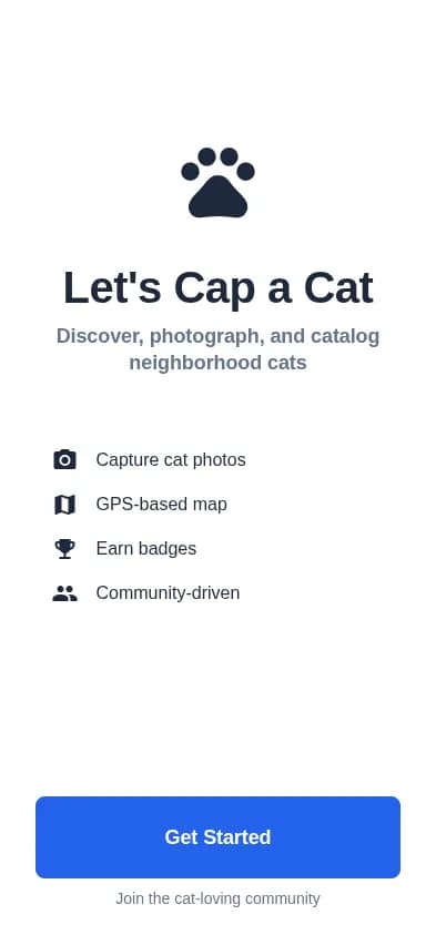 Let's Cap a Cat