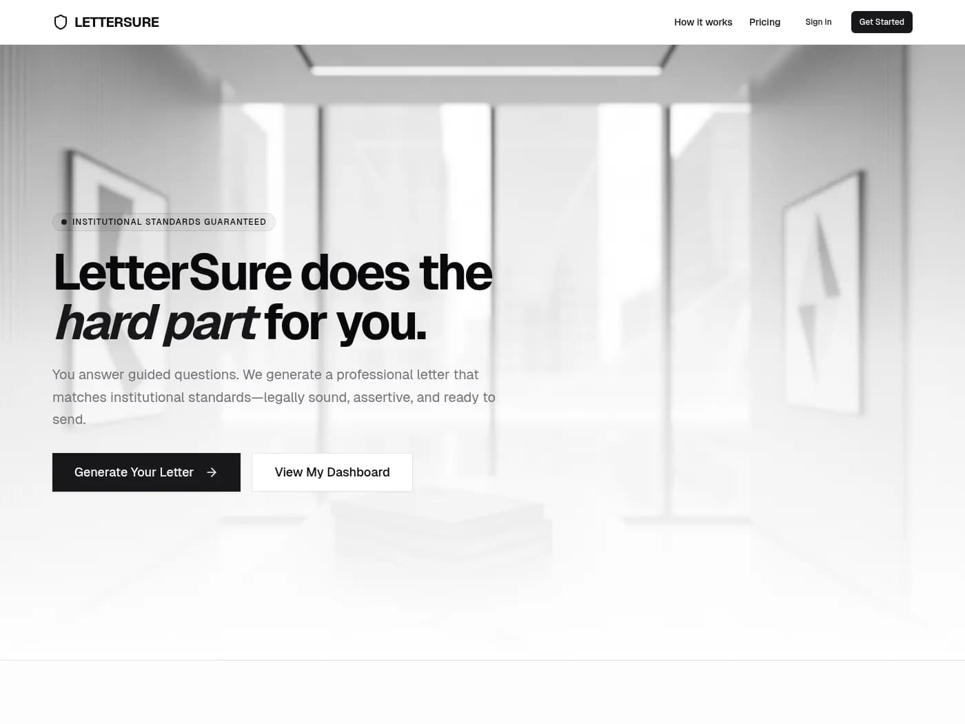 LetterSure Generator