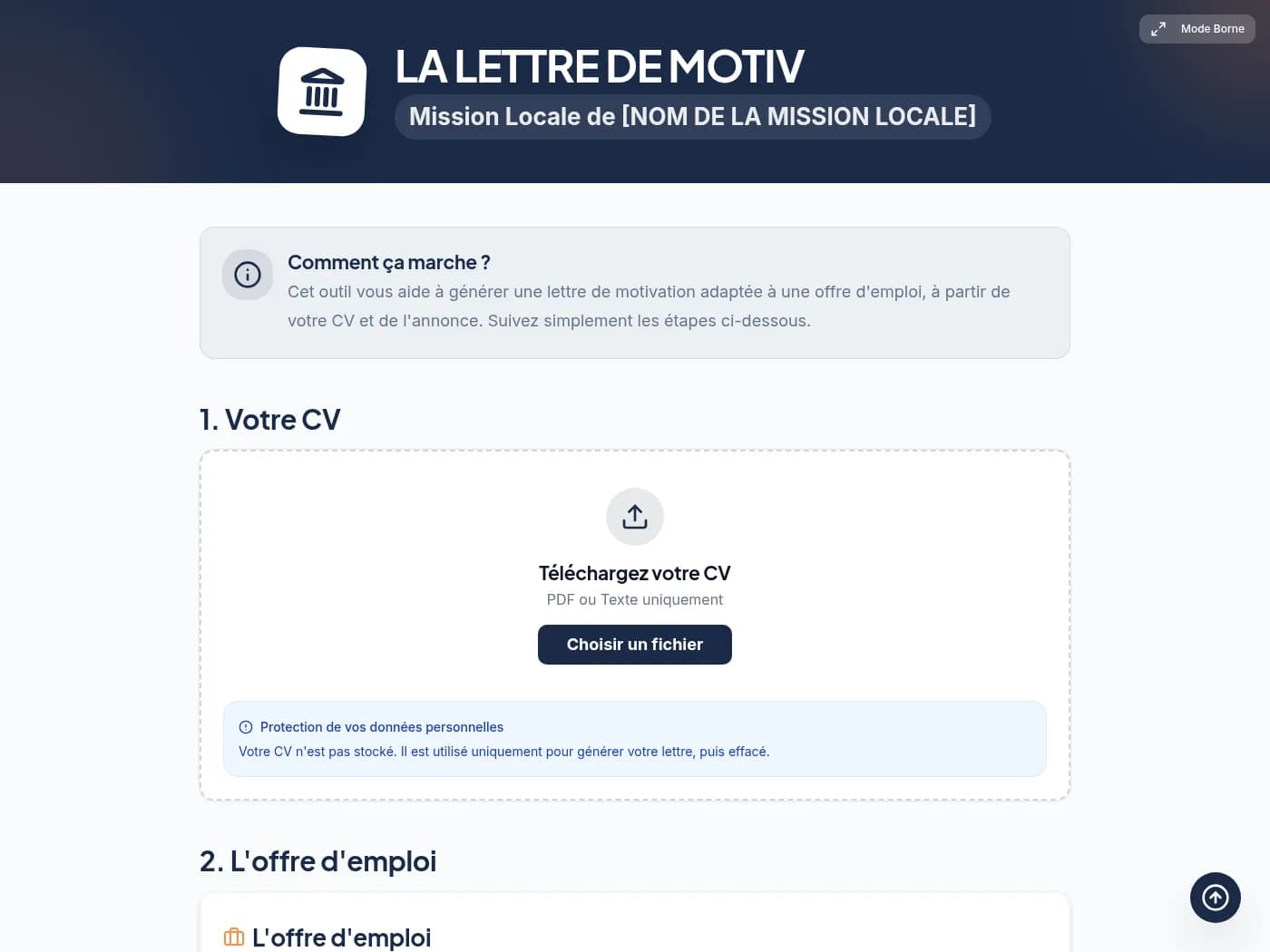 Lettre Motiv Kiosque