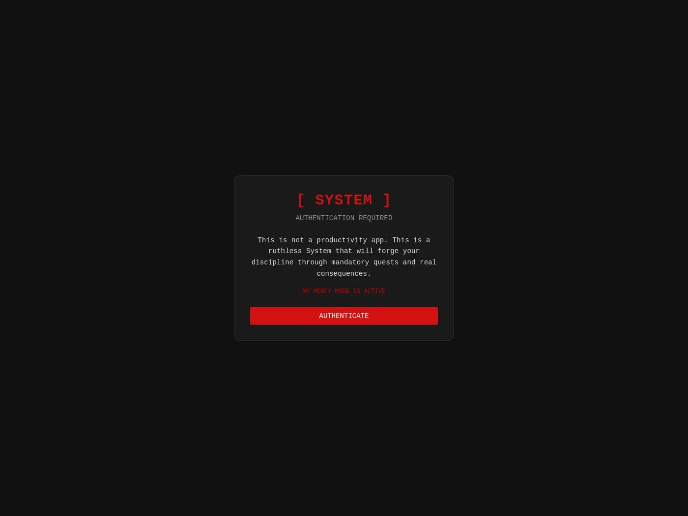 Level Up System