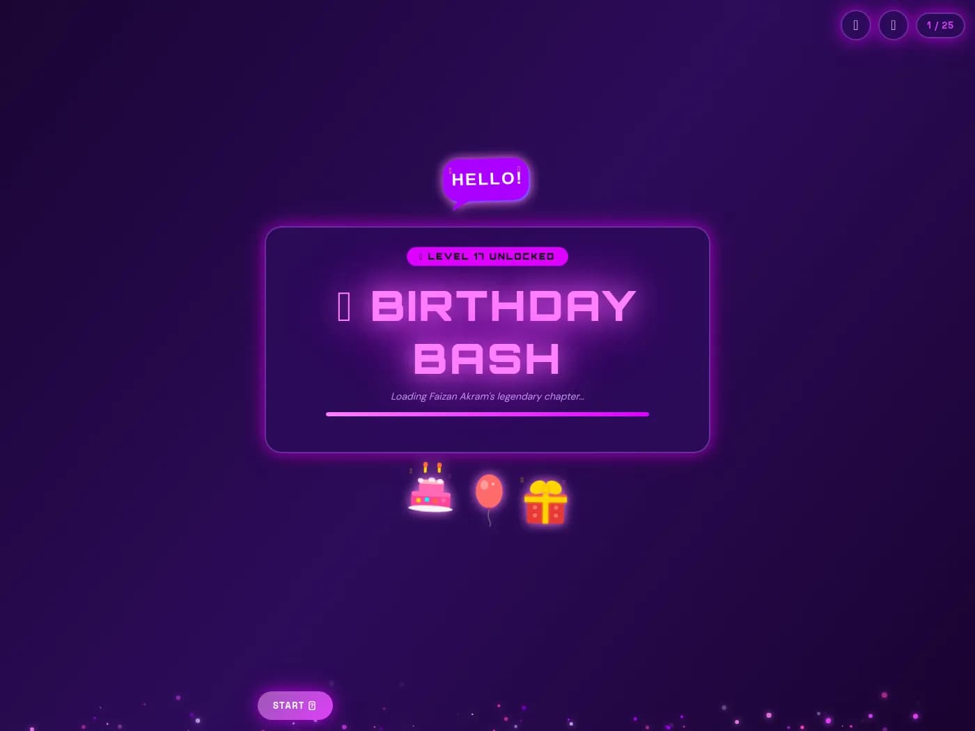 Level 17 Birthday Bash