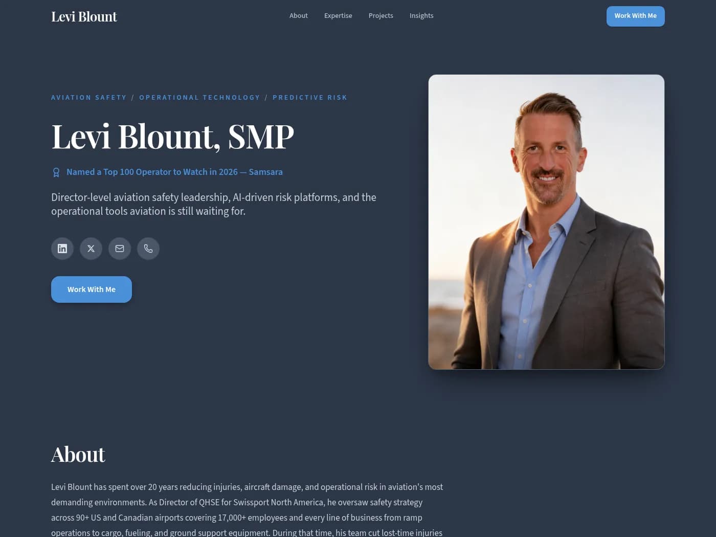 Levi Blount Brand Site
