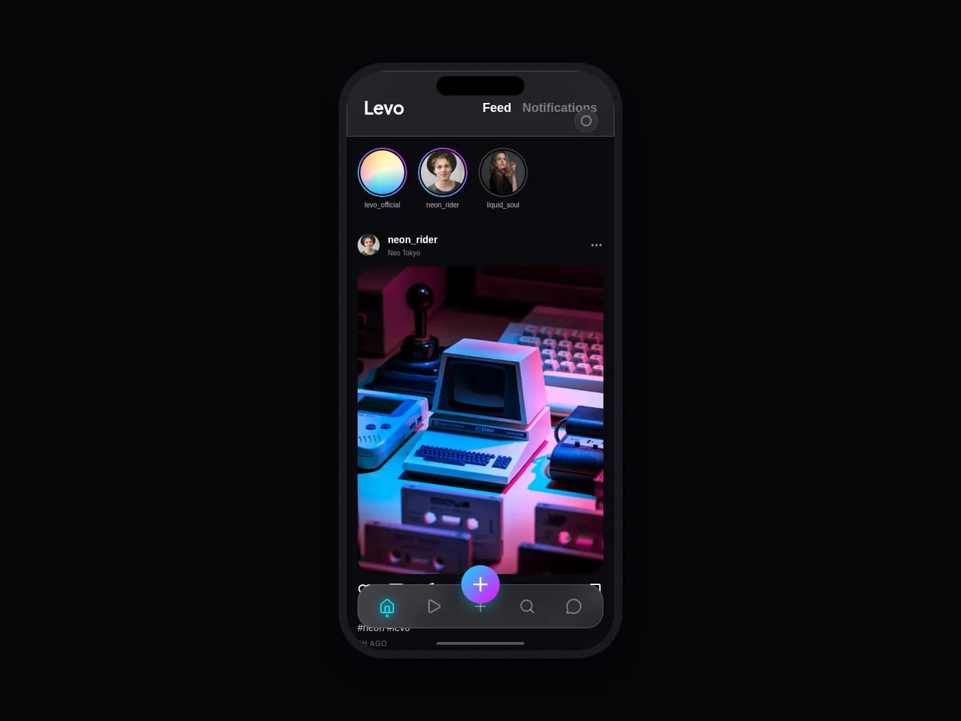 Levo Neon Liquid App