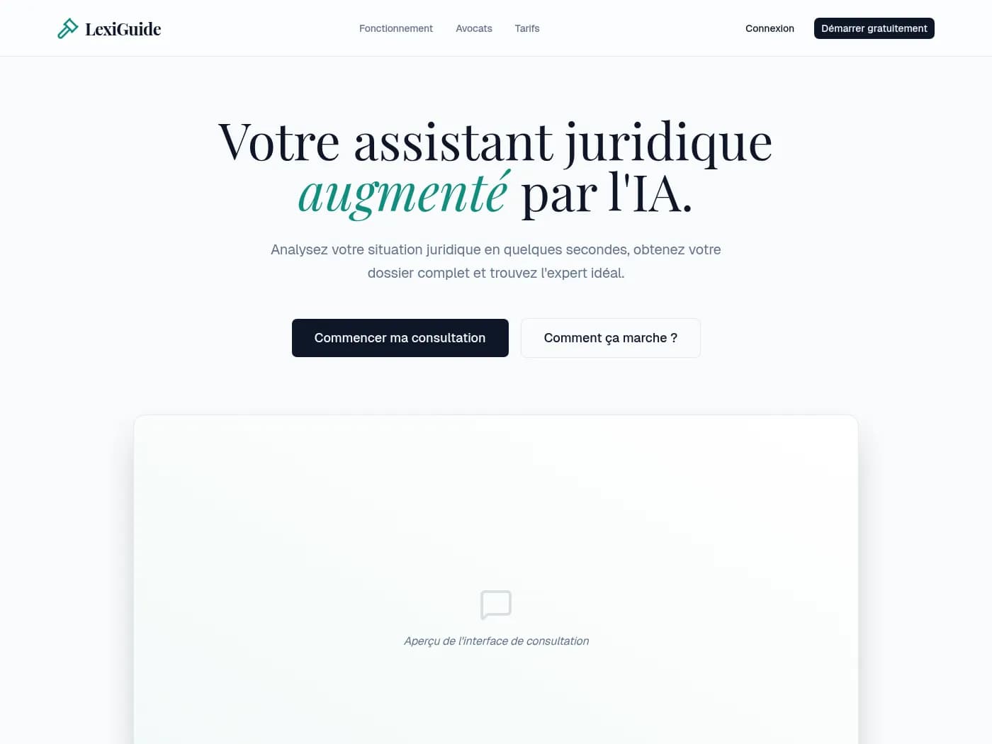LexiGuide Legal Assistant
