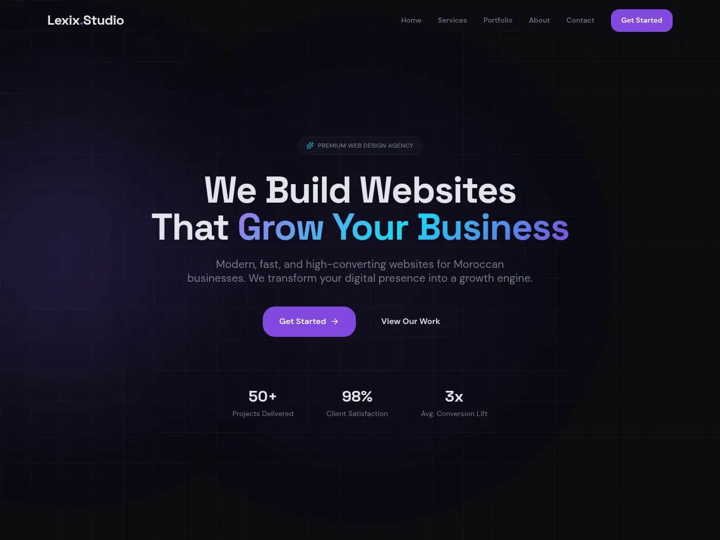 Lexix Studio Web Presence