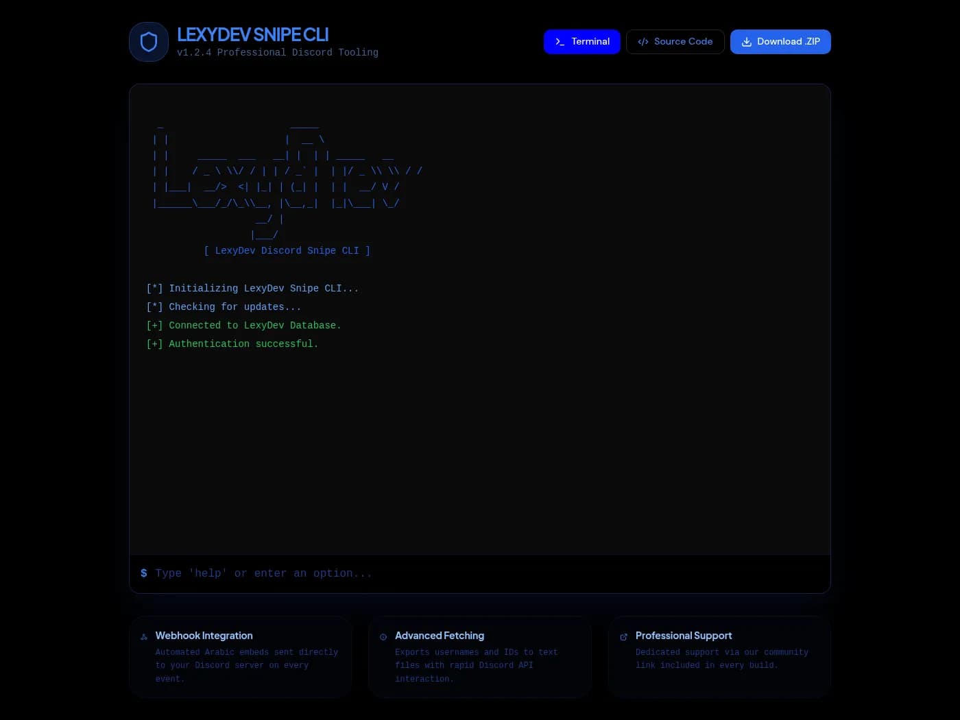 LexyDev Discord Snipe CLI