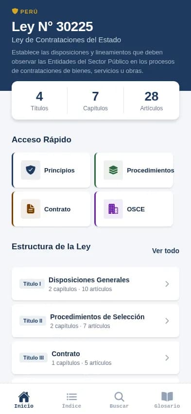 Ley 30225 App