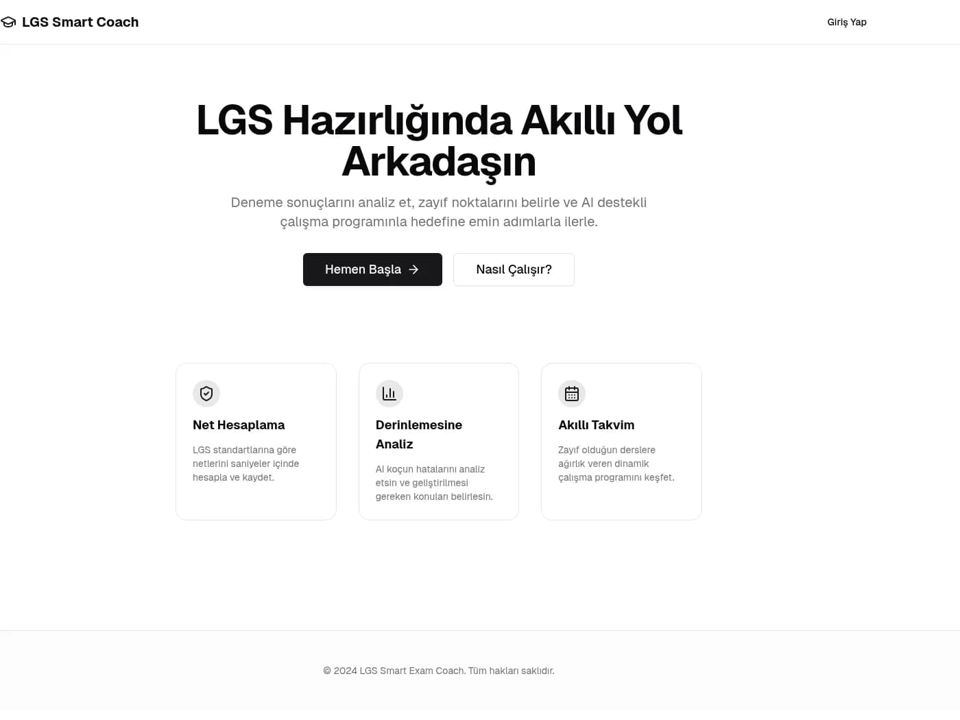 LGS Smart Exam Coach