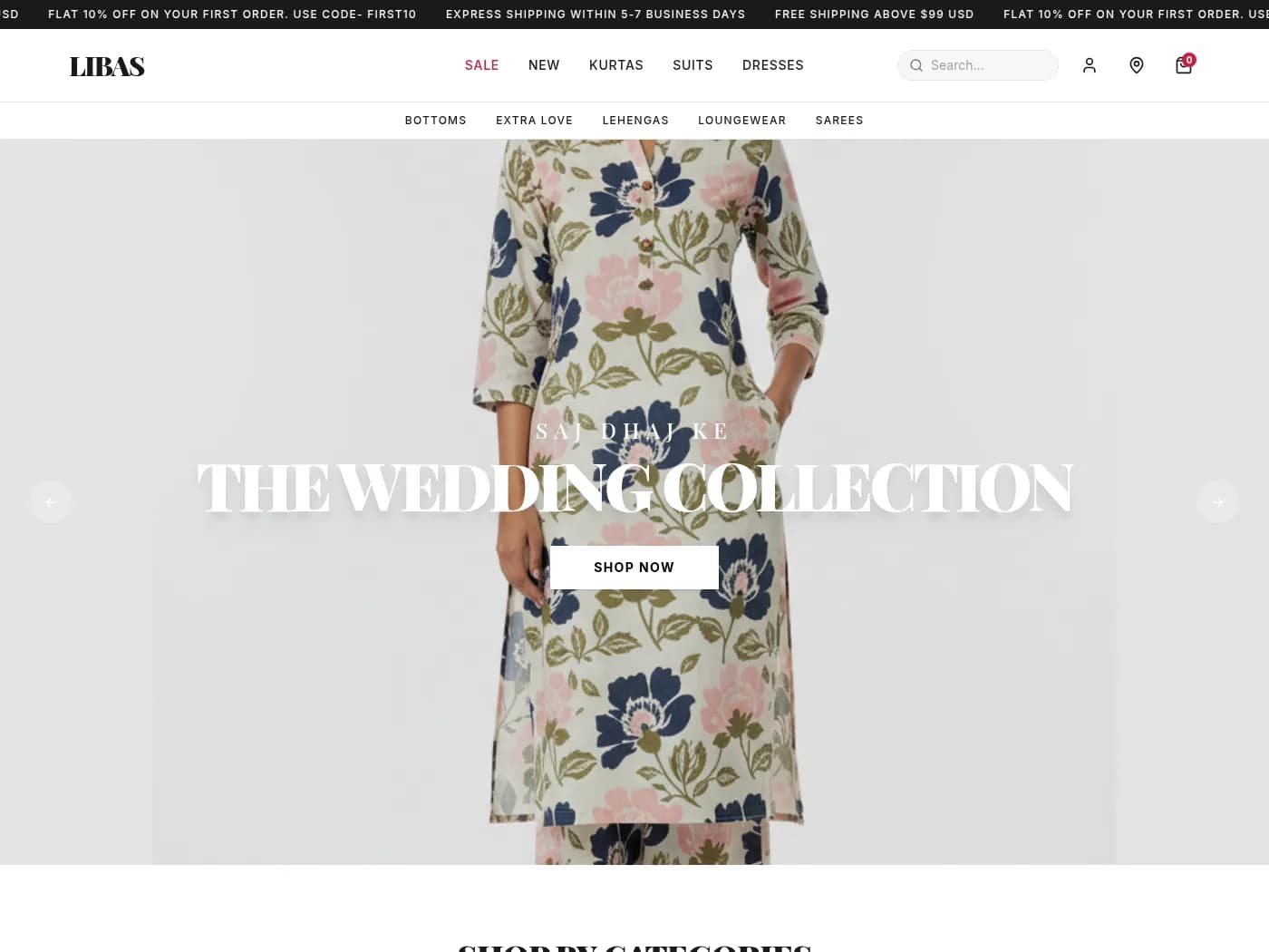 Libas Web Clone