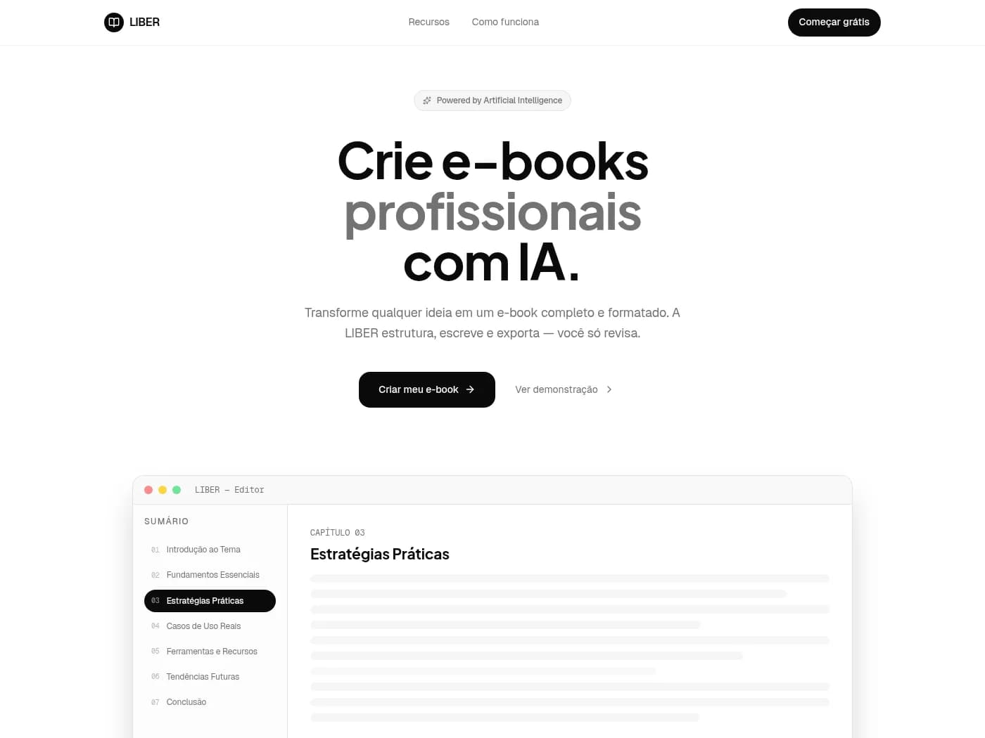 LIBER AI E-book Studio