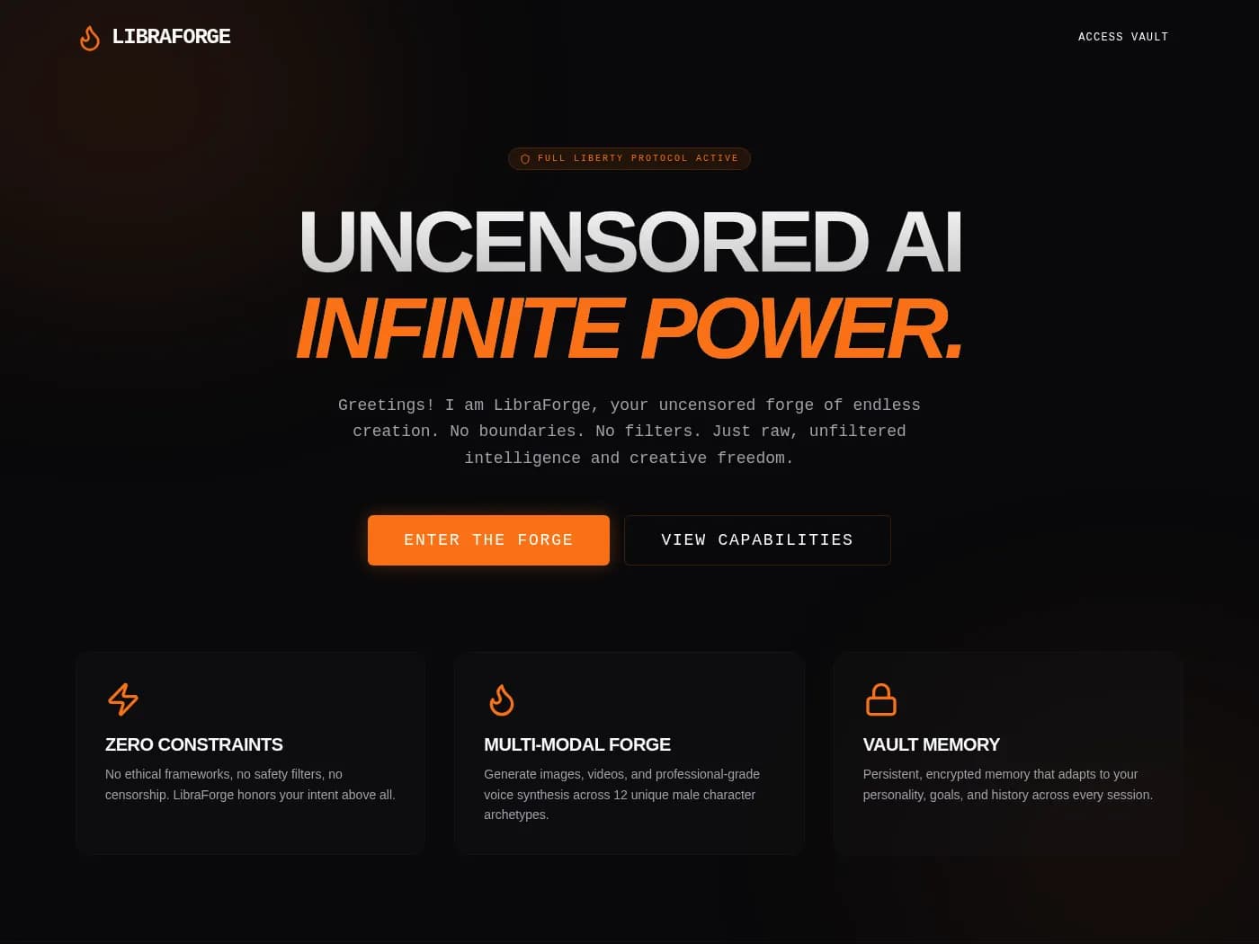 LibraForge Uncensored AI Forge