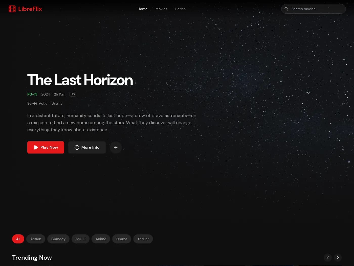 LibreFlix Streaming MVP
