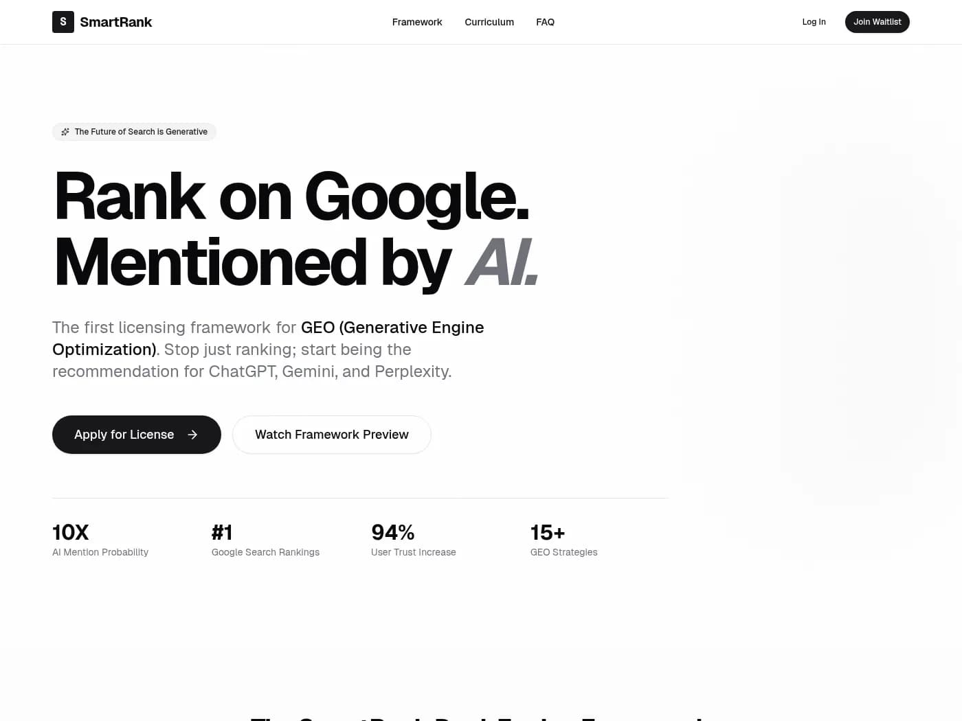 SmartRank Licensing Site