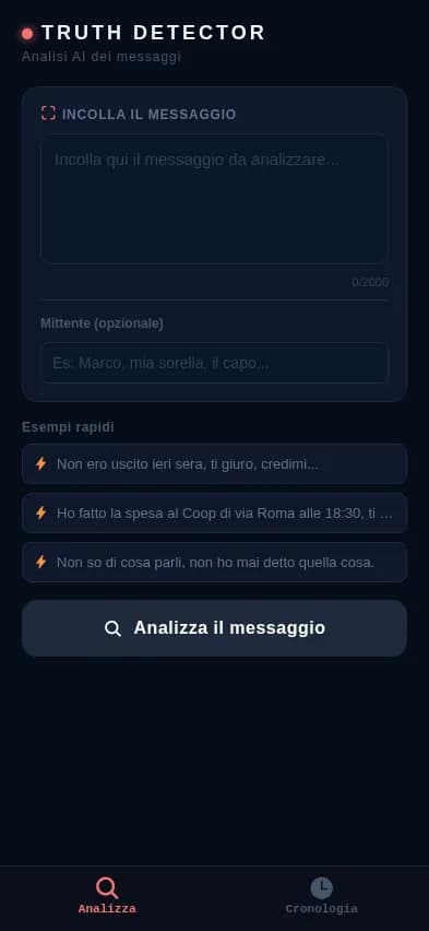 Truth Detector App