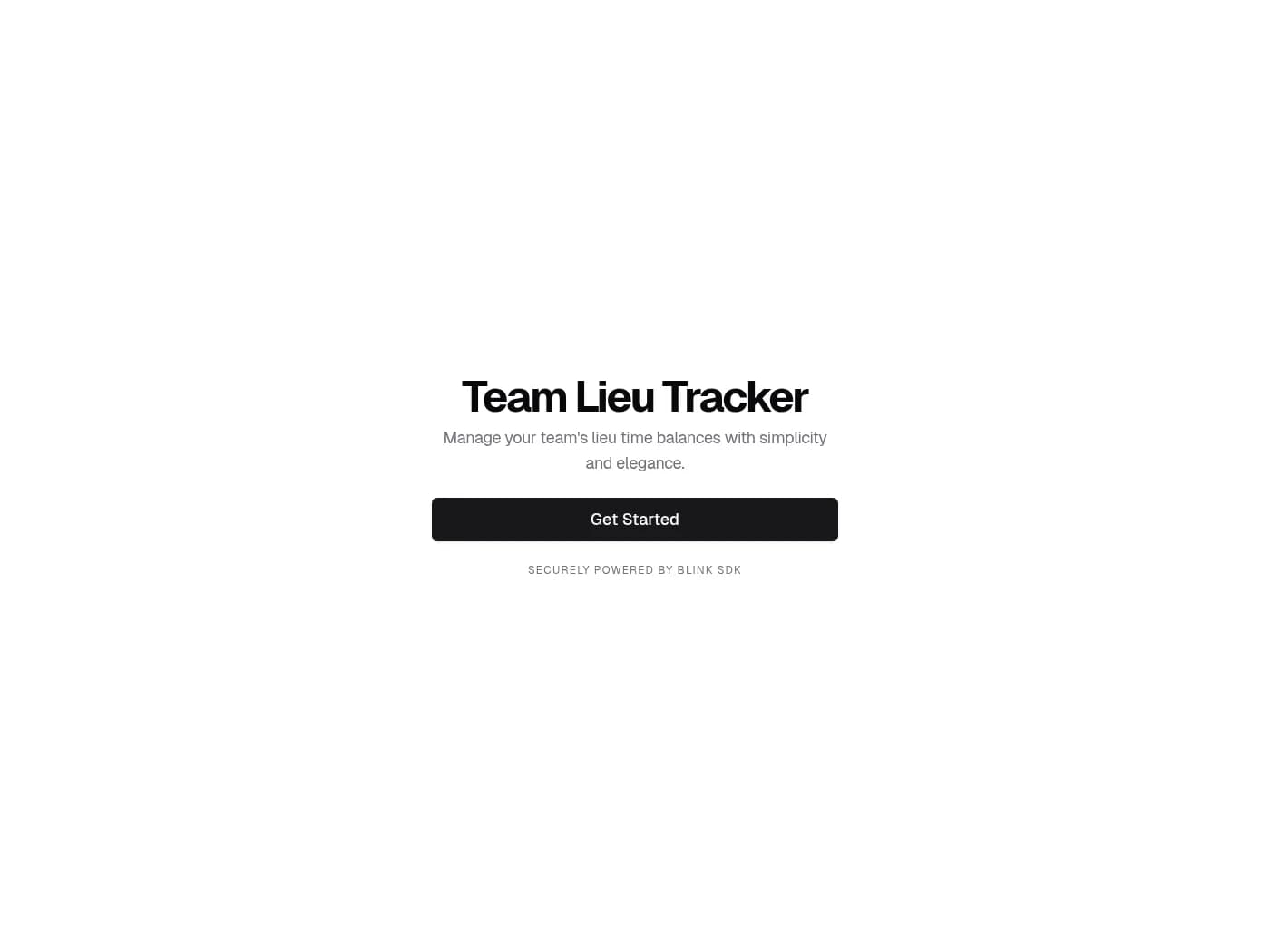 Team Lieu Tracker