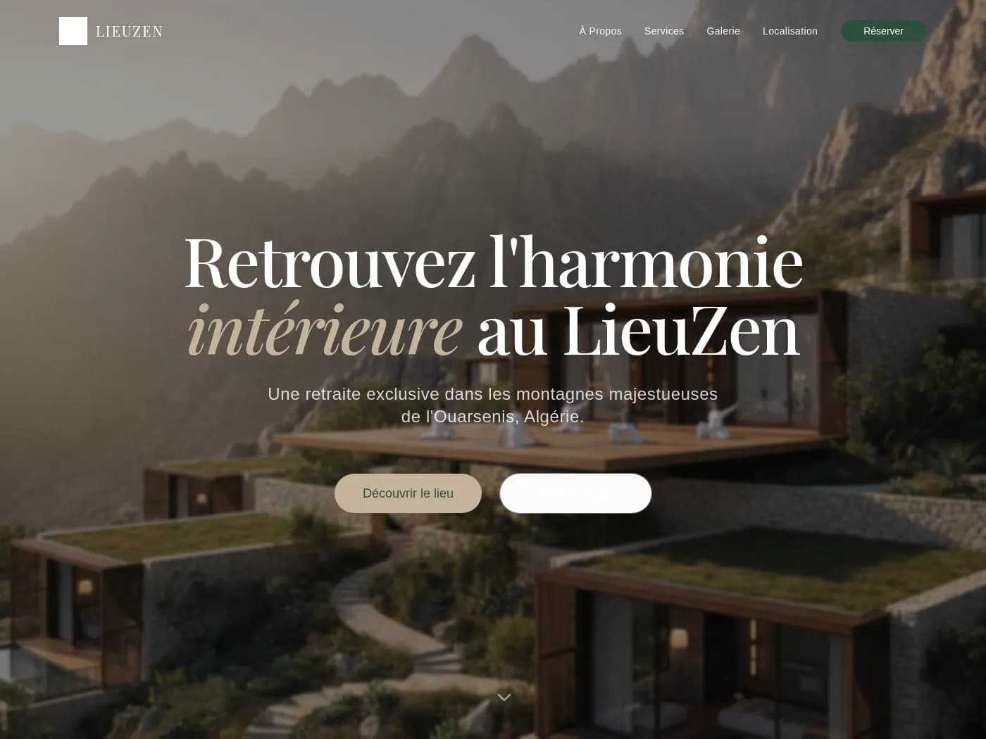 LieuZen Landing Page