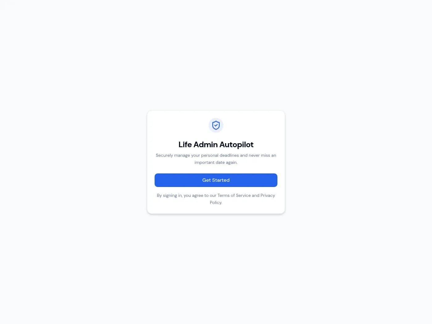 Life Admin Autopilot