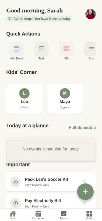 Life Admin App