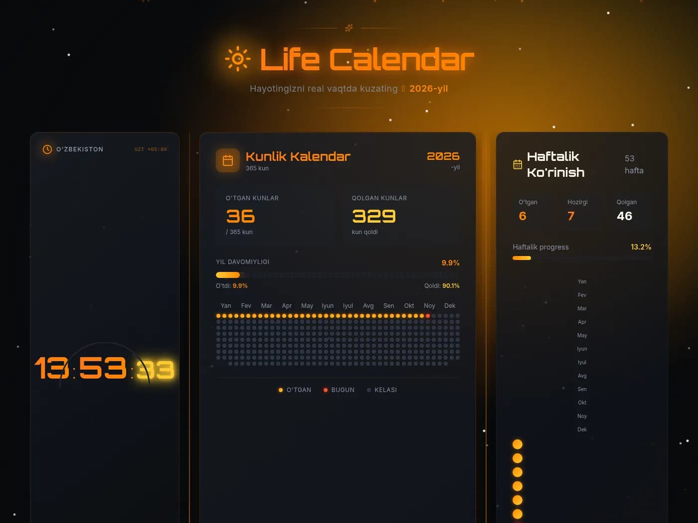 Life Calendar 37