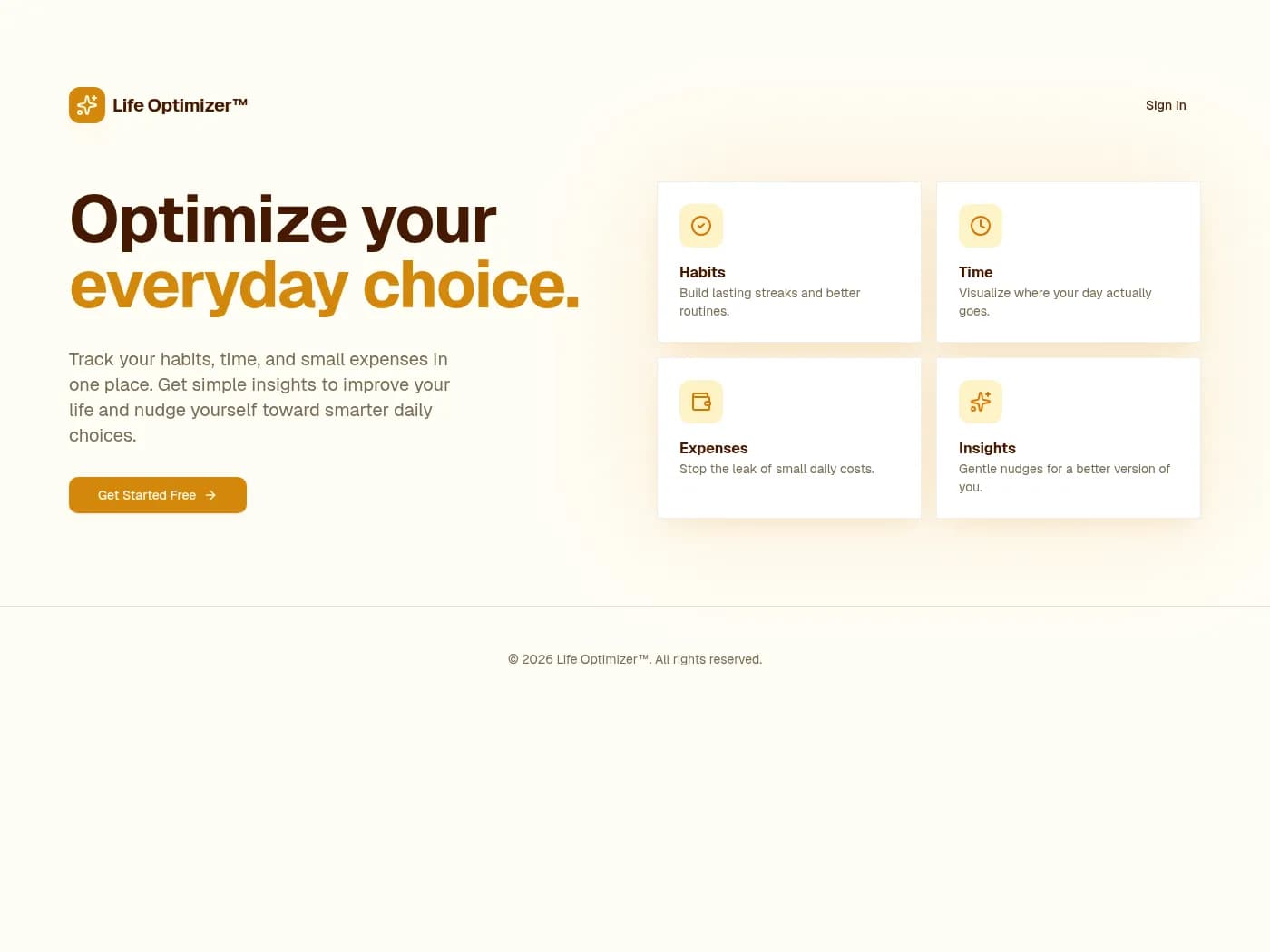 Life Optimizer