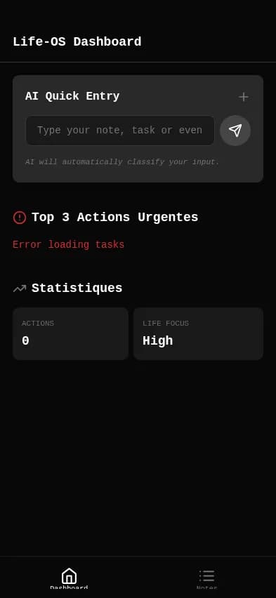Life-OS AI Organizer