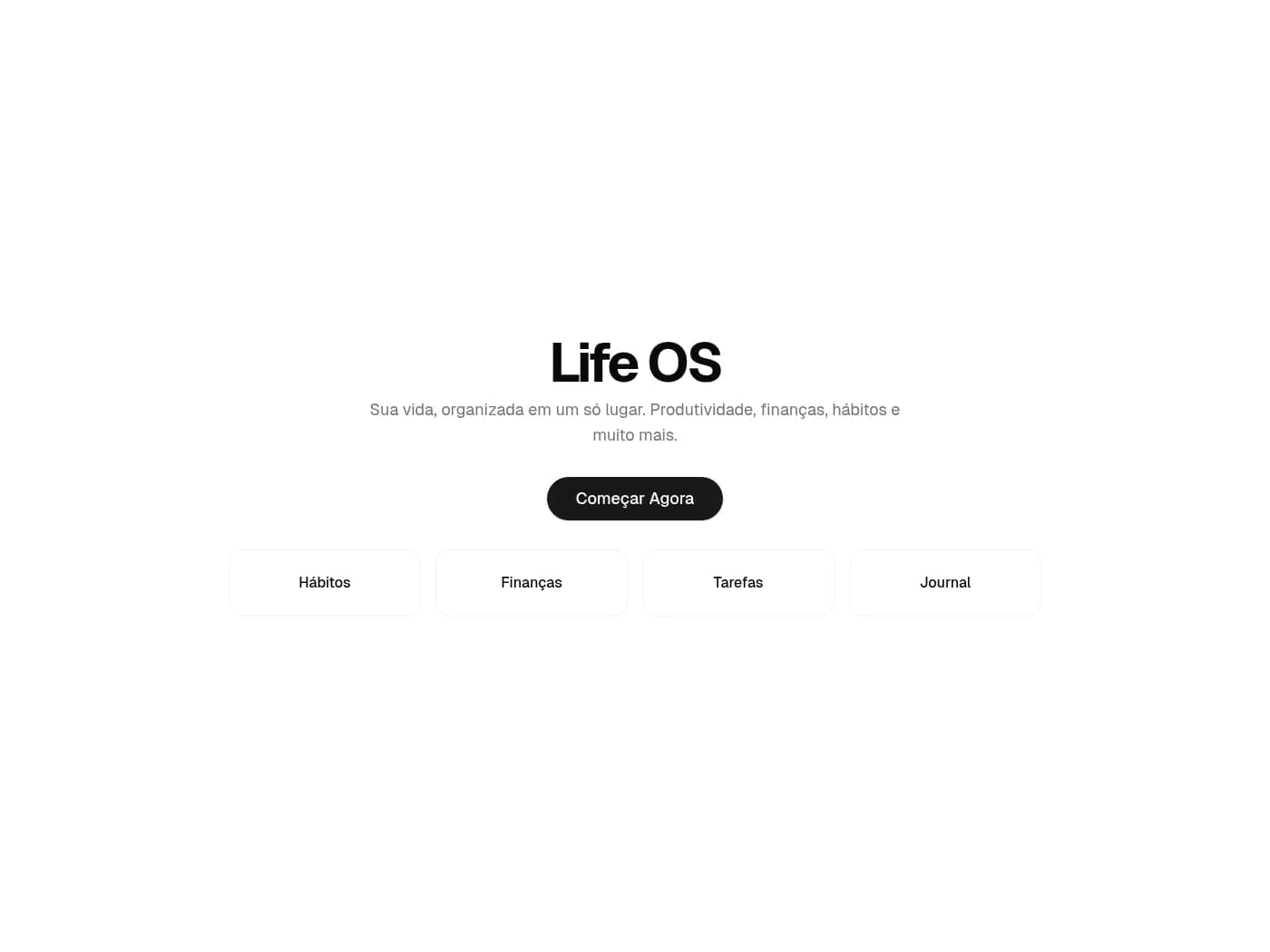 Life OS Dashboard
