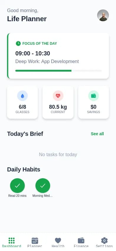 Life Planner Digital App
