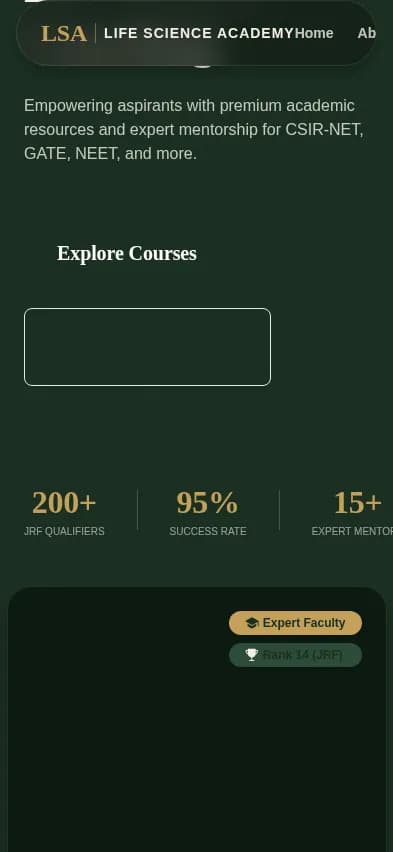 Life Science Academy Site