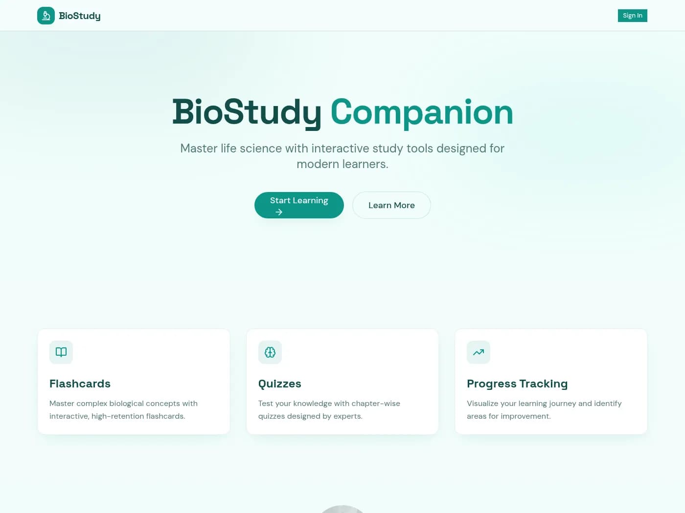 BioStudy Companion