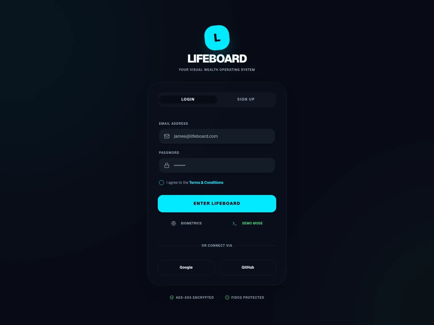 Lifeboard Finance MVP
