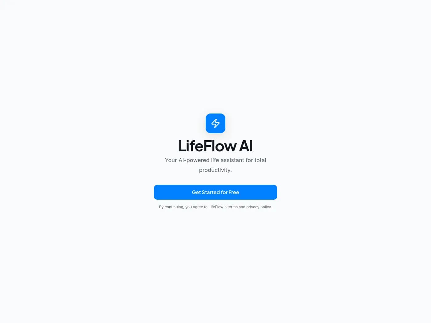 LifeFlow AI Assistant