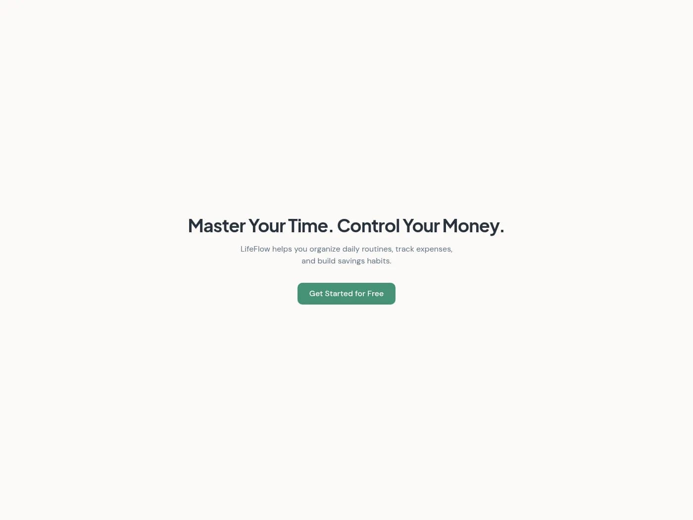 LifeFlow Manager