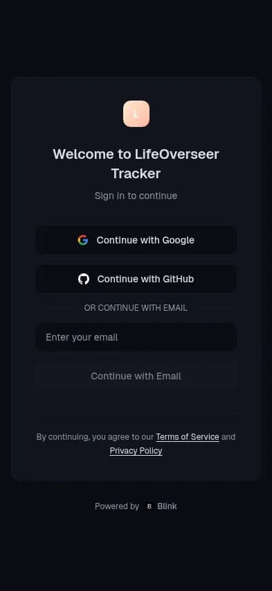 LifeOverseer Tracker