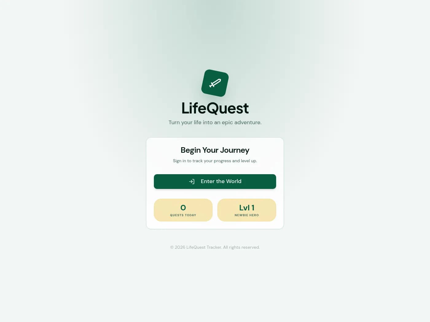 LifeQuest Tracker
