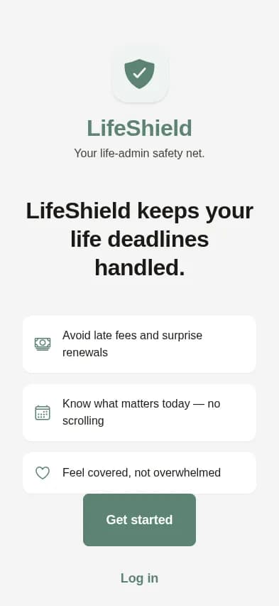 LifeShield Personal Safety Net
