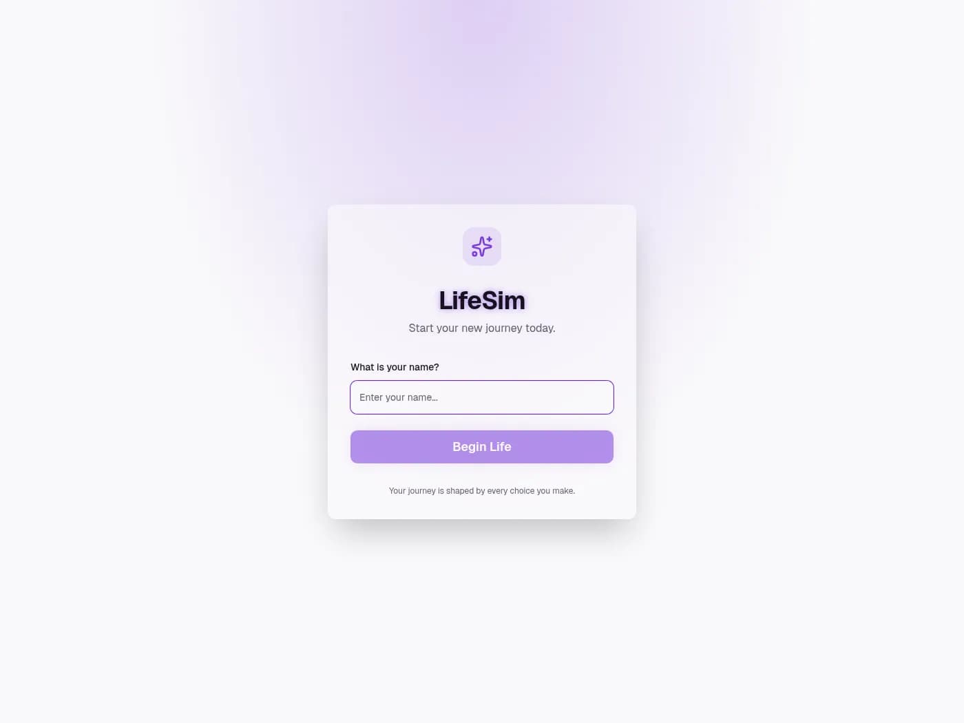 LifeSim Game