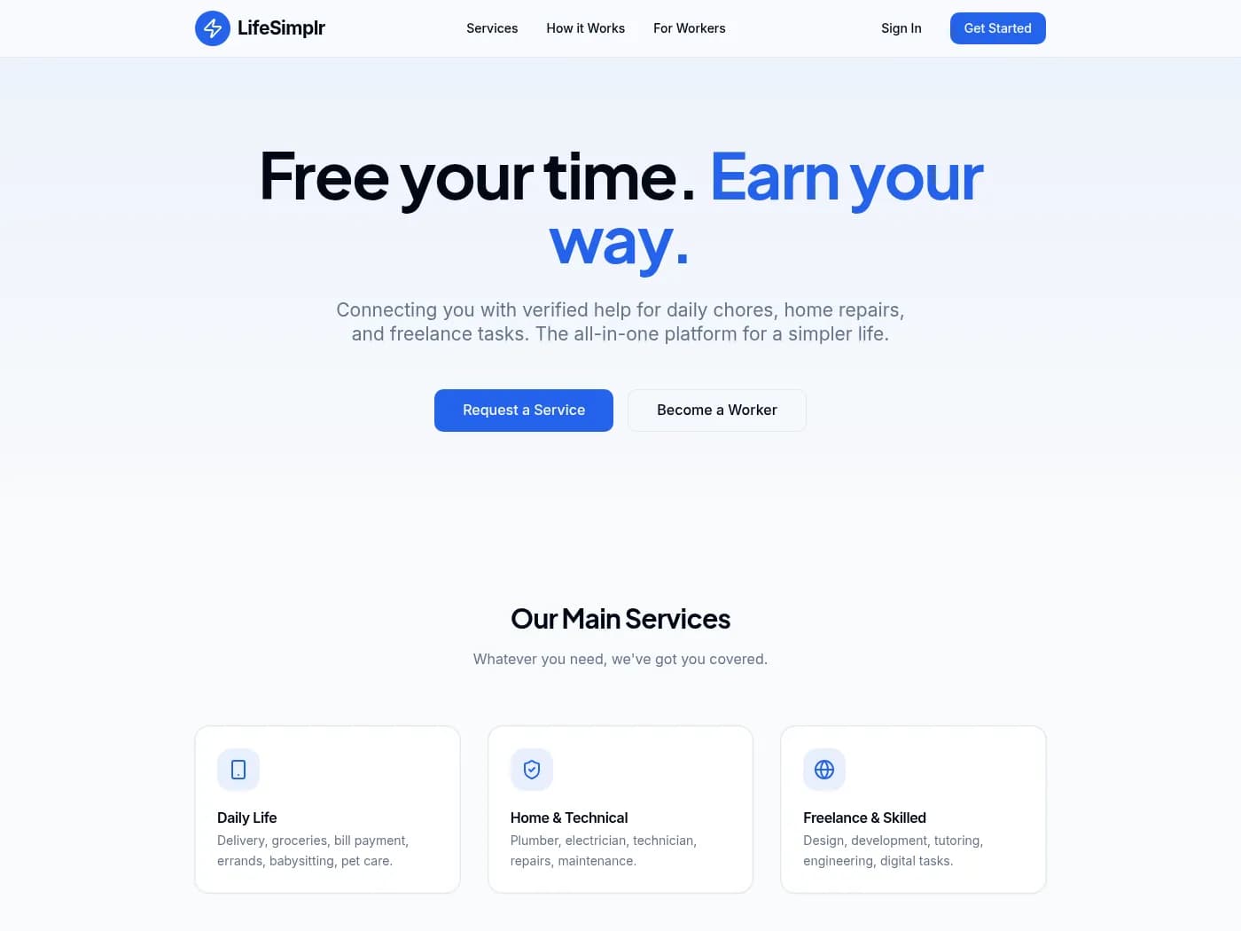 LifeSimplr Platform