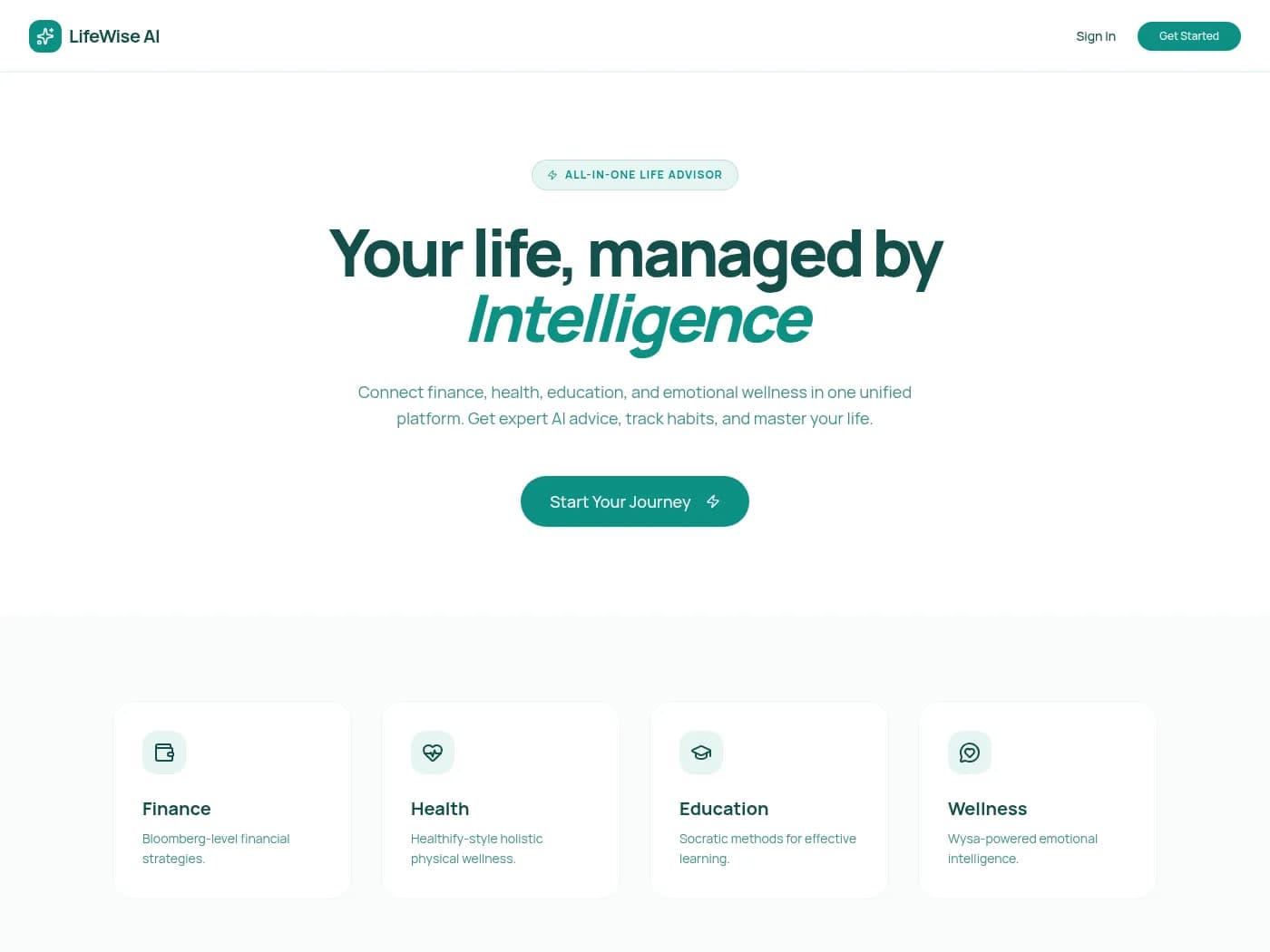 LifeWise AI Advisor