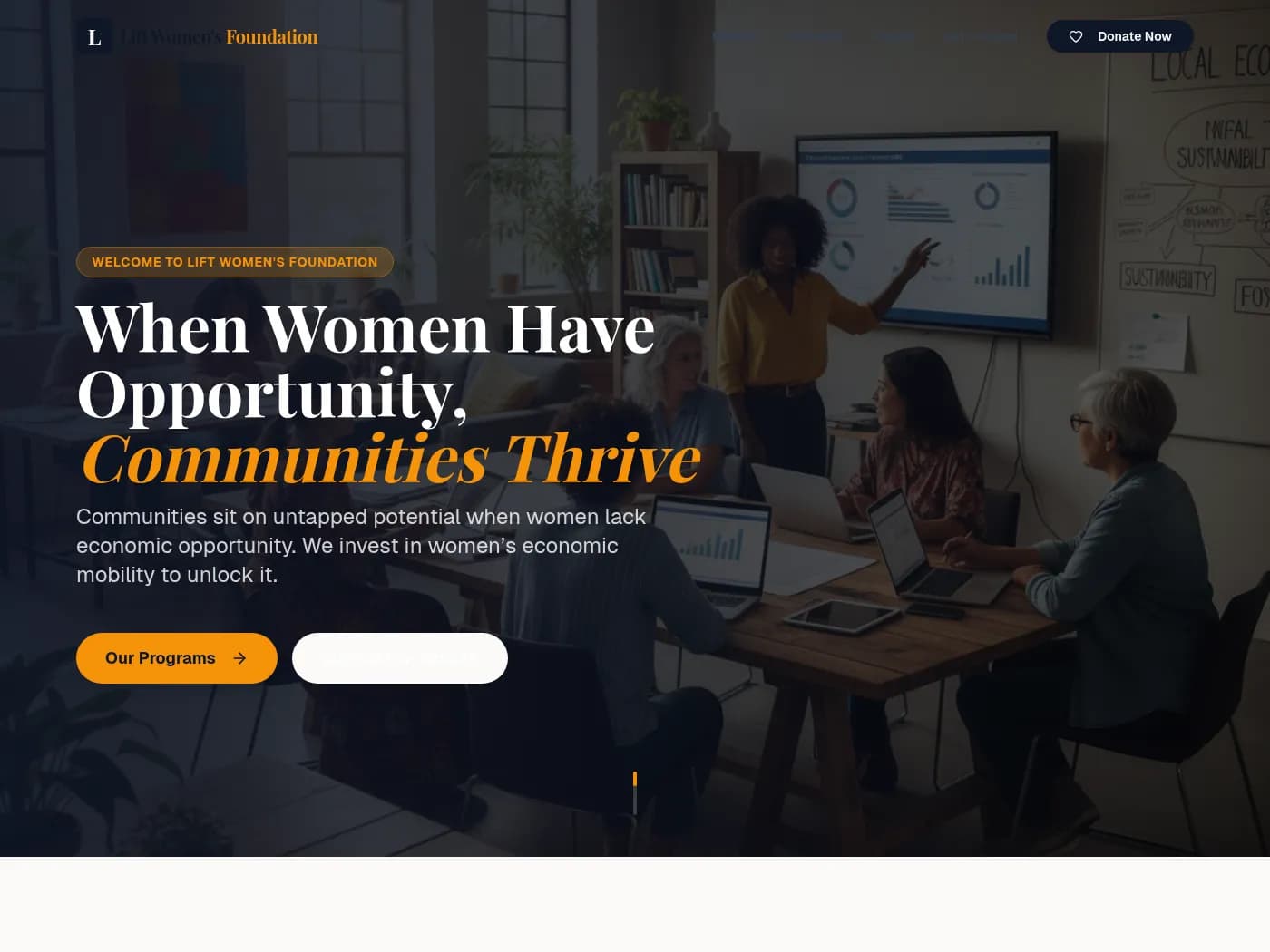 Lift Women's Foundation Site
