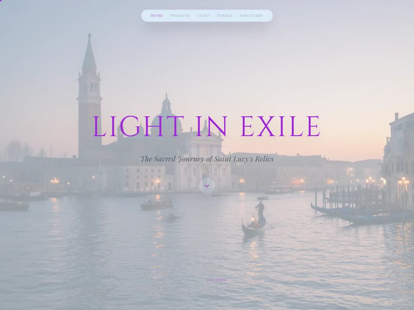 Light in Exile Exhibit