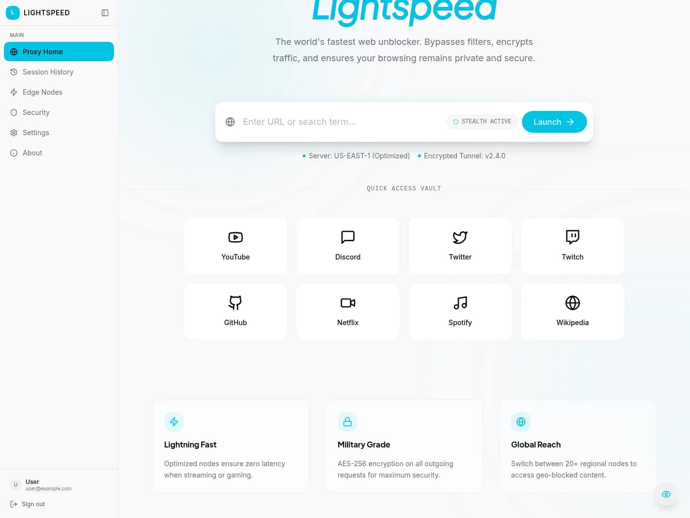 Lightspeed Unblock Proxy