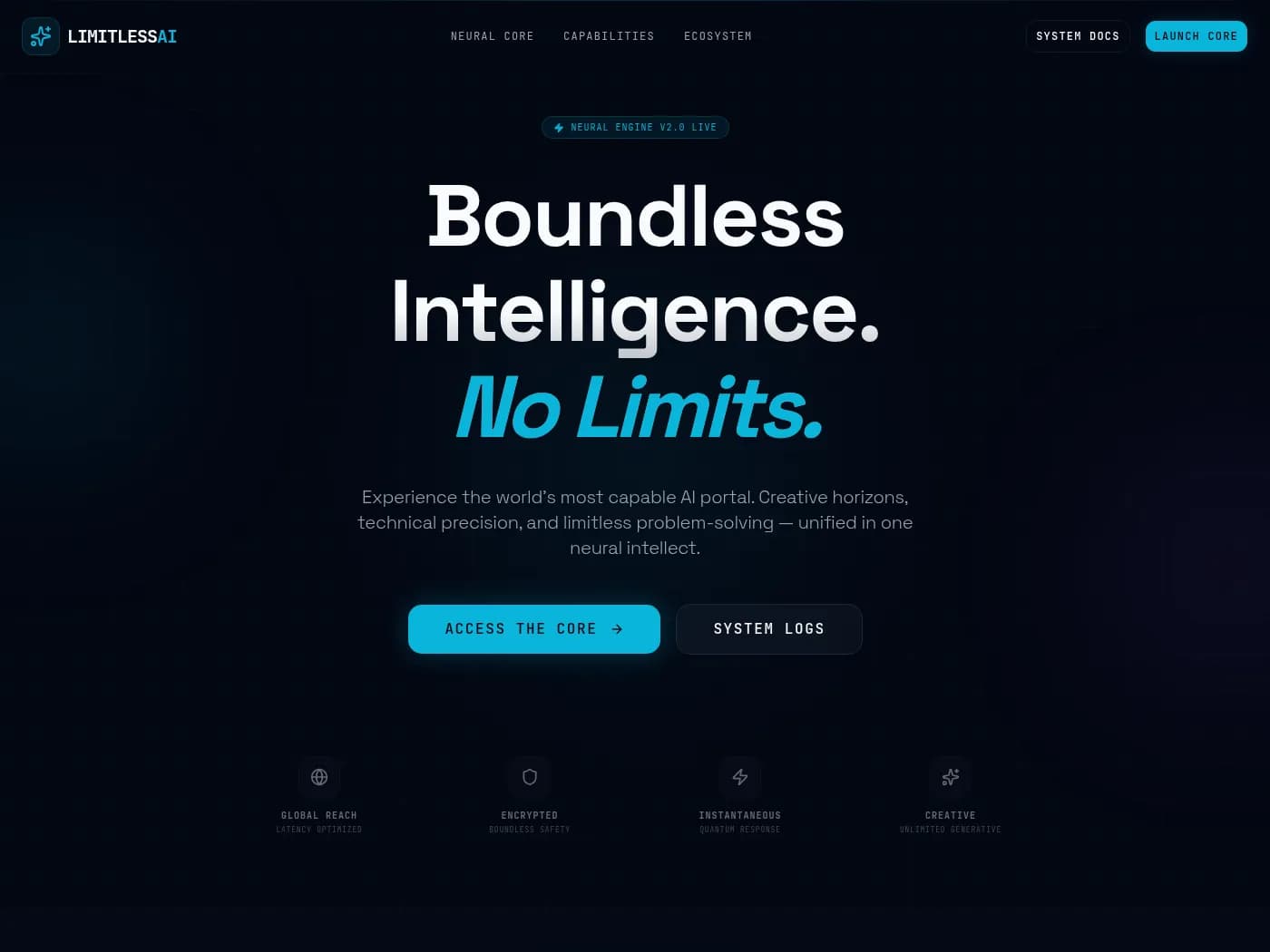 Limitless AI Web Portal