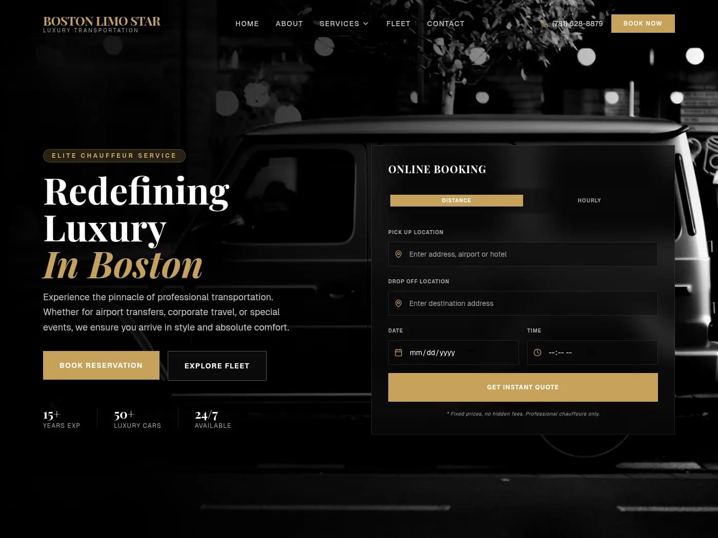Luxe Limo Web Redesign